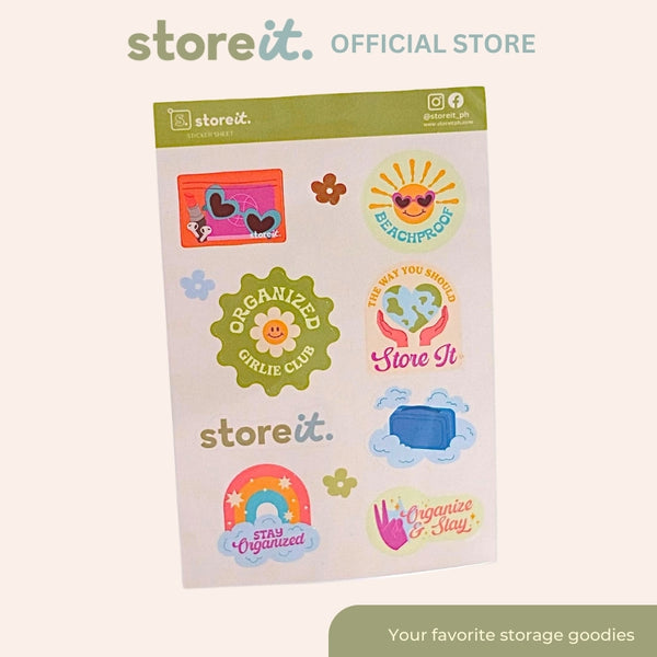 Store It Organized Girlie Sticker Pack – Store It PH